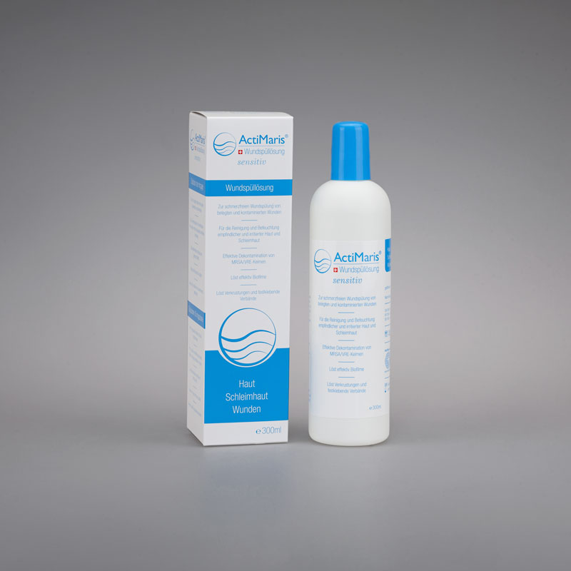 ActiMaris Sensitive Wound Irrigation Solution - simple, natural wound ...
